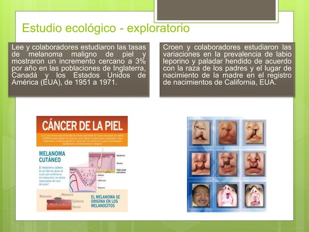 Estudios ecologicos Epidemiologia | PPTX