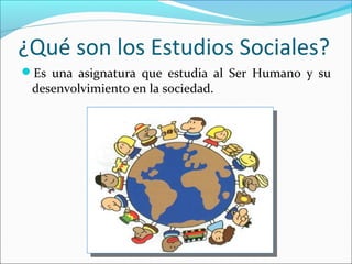 Estudios sociales una asignatura multidisciplinaria e ...