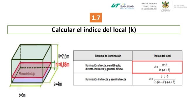 Calculos de iluminacion, Aula audiovisual (estudio técnico)