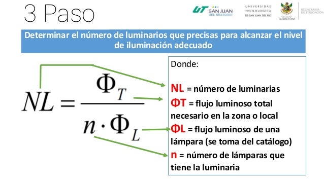 Calculos de iluminacion, Aula audiovisual (estudio técnico)