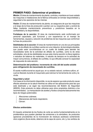 Estudio tecnico para alargar la vida util del aceite multiuso | PDF | Woodworking | Arts and Crafts