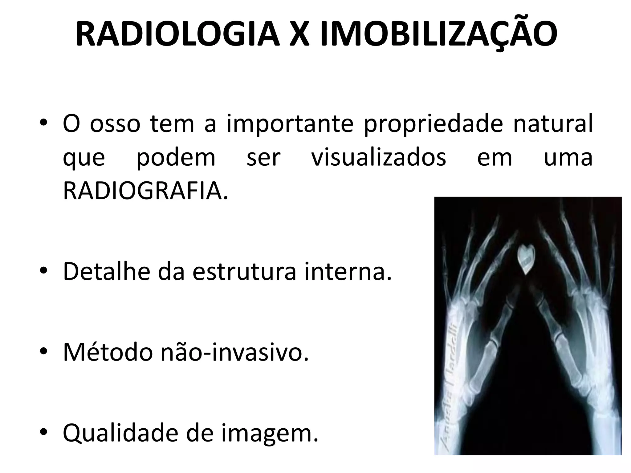 Estudo de imagens ortopédicas na radiologia
