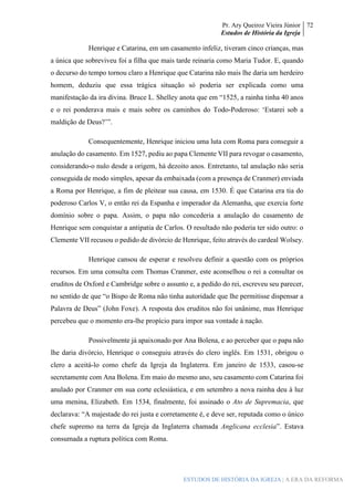 Estudos em história da igreja a era da reforma protestante | PDF
