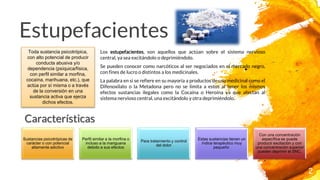 Tenencia y Consumo de Estupefacientes | PPTX