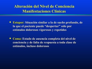 Estupor y coma | PPT