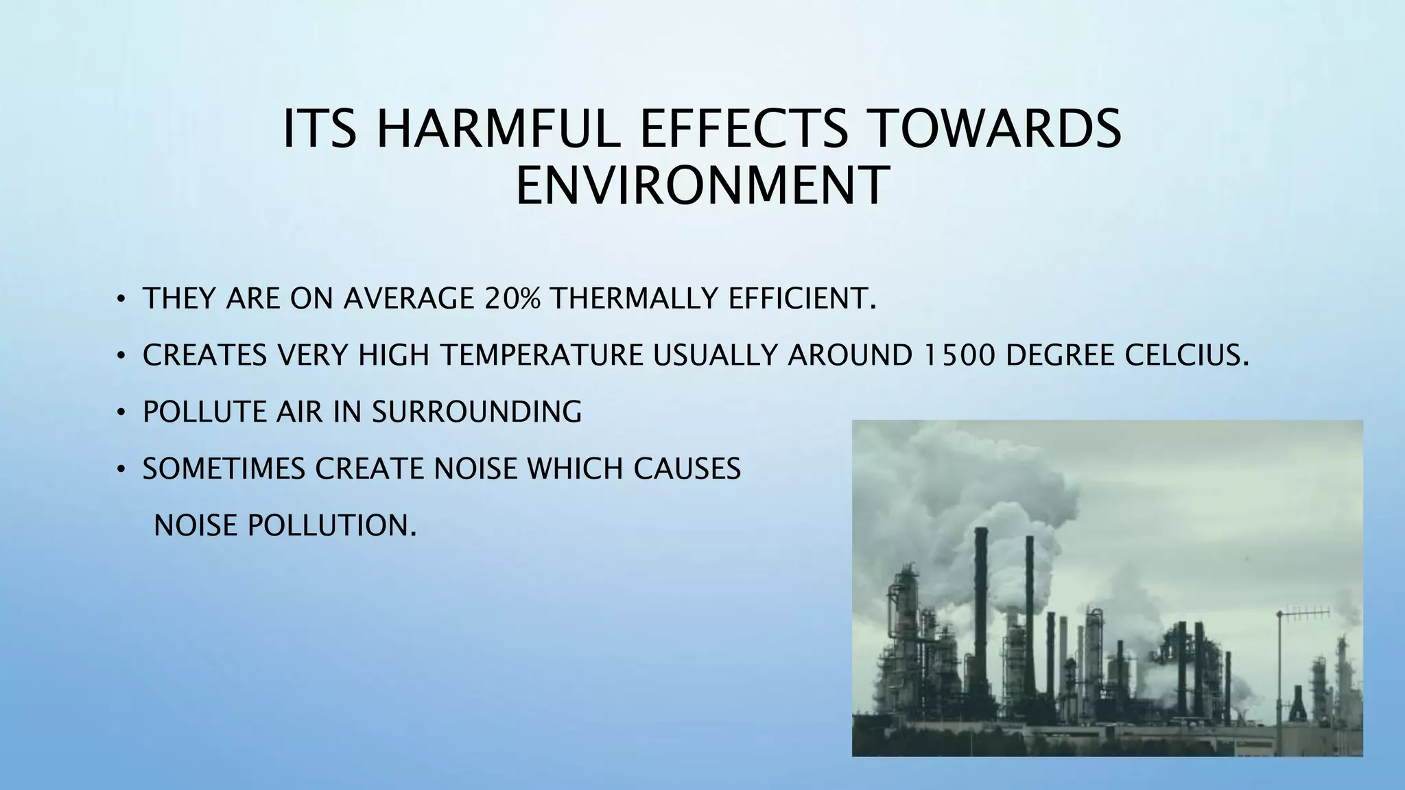 Effect of Combustion Engines on Environment | PPTX