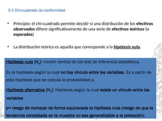 Aplicación del Test Chi-Cuadrado en Estadística para Lingüística | PPTX