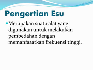 Esu | PPTX