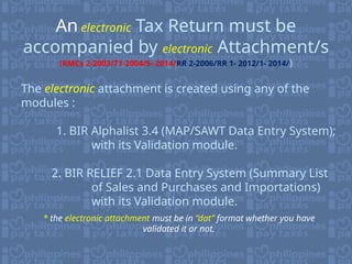 ESUB_ PROCEDURES and alphalist attachments.pptx