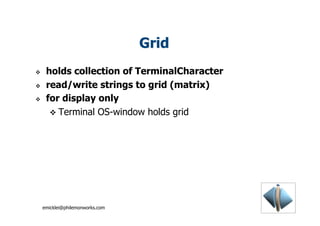 Terminal Widgets | PDF