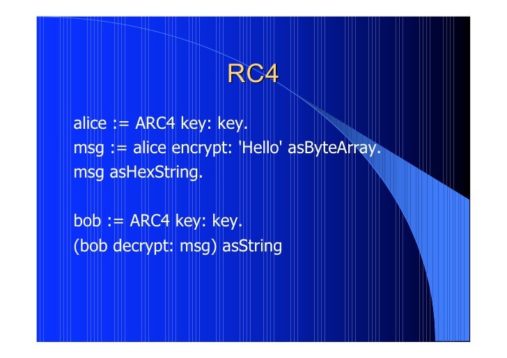 Cryptography for Smalltalkers
