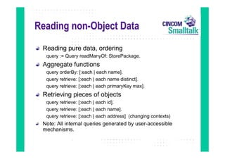 Object- Relational Persistence in Smalltalk | PDF