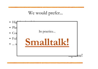 Resilient Smalltalk | PDF