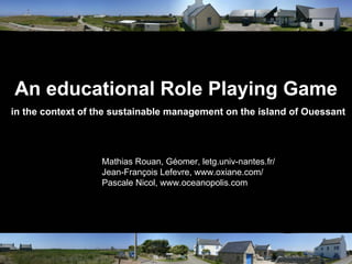 An educational Role Playing Game | PPT