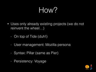 Tide - The missing web framework | PPT