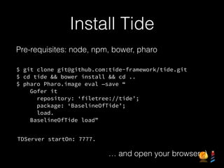 Tide - The missing web framework | PPT