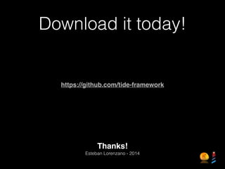 Tide - The missing web framework | PPT