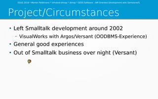 Practical API-Development with Gemstone/S | PPT