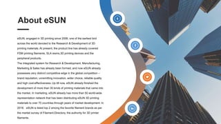 eSUN presentation 2018 | PPSX