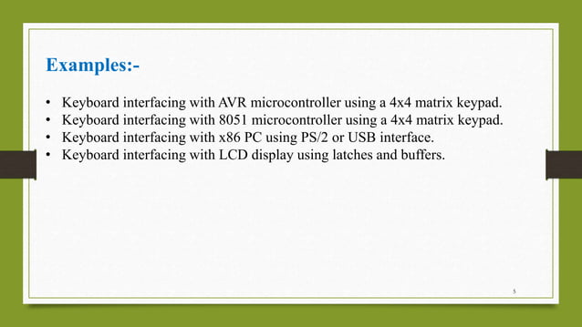 Keyboard Interfacing Pptx