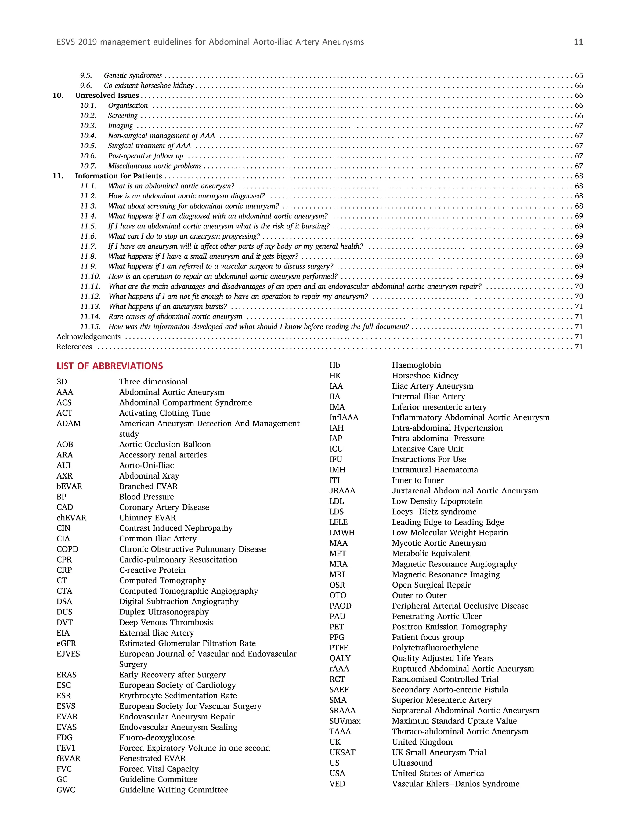 ESVS_2019 Clinical Practice Guidelines on the Management of Abdominal ...