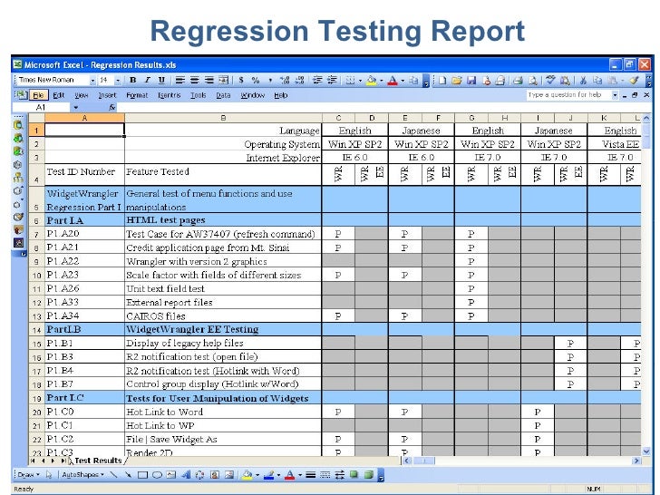 Essential Software Inc Regression Testing