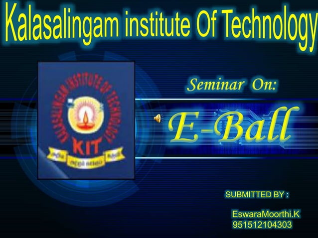 E-Ball technology | PPT