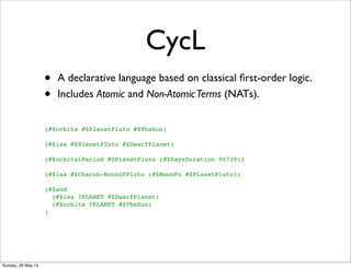 CycQL: A SPARQL Adapter for OpenCyc | PPT