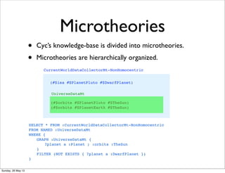CycQL: A SPARQL Adapter for OpenCyc | PPT