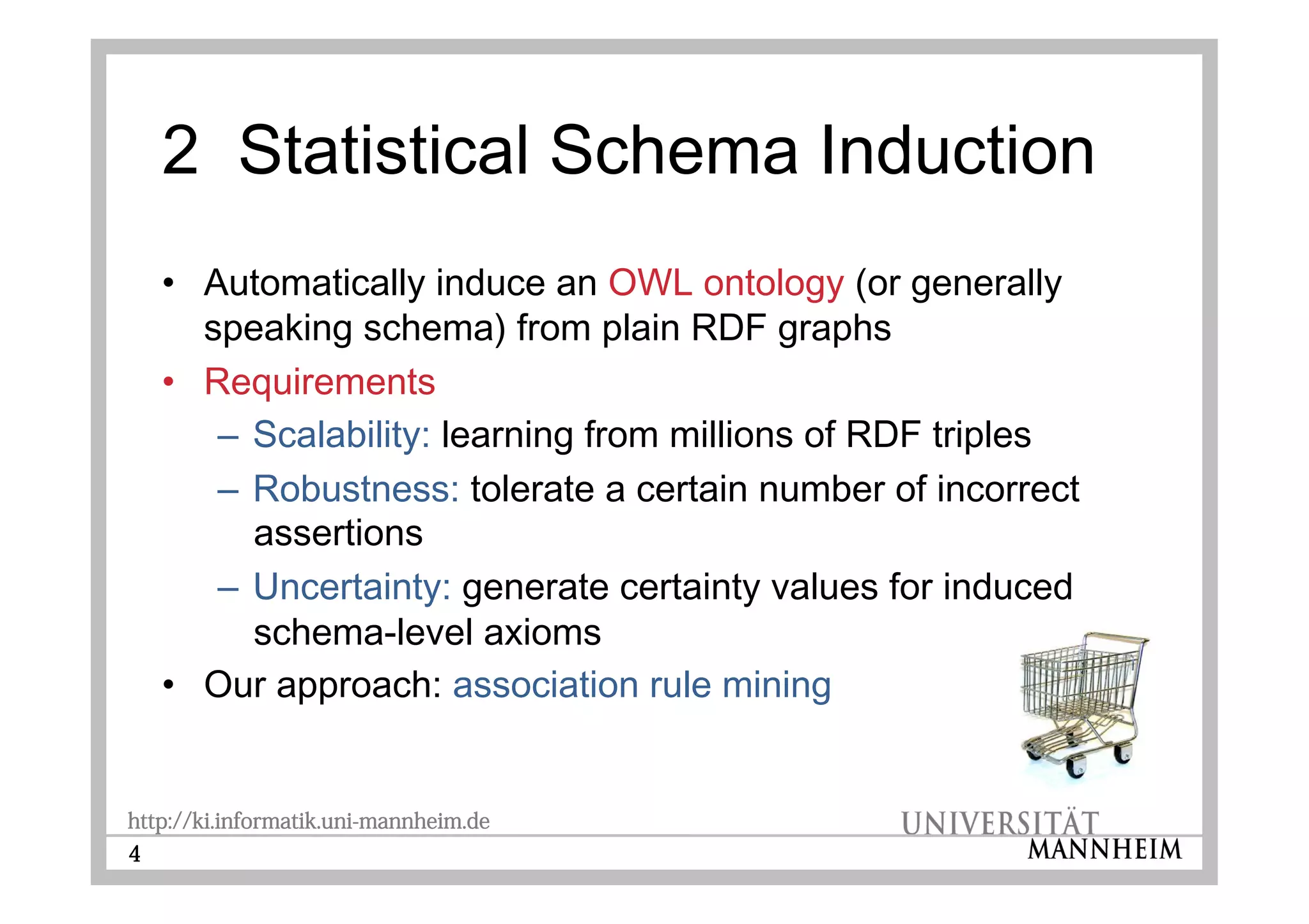 Statistical Schema Induction | PPT | Free Download