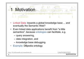 Statistical Schema Induction | PPT