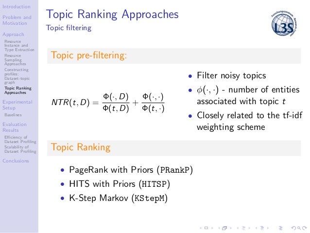 A Scalable Approach For Efficiently Generating Structured Dataset Topic