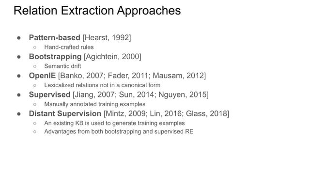 Latent Relational Model For Relation Extraction Ppt