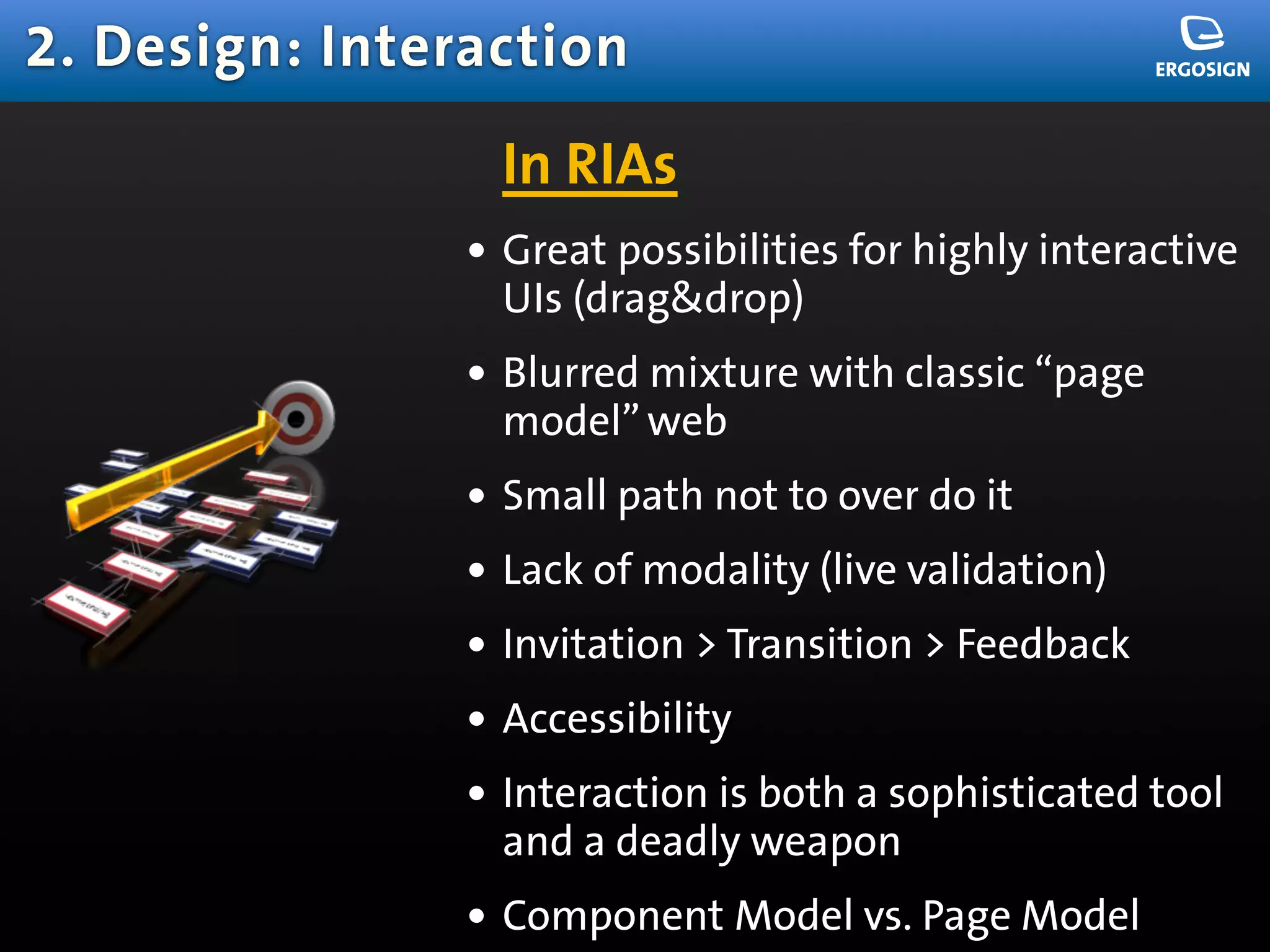 UX & RIAs: UI Design Challenges (ERGOSIGN) | PPT