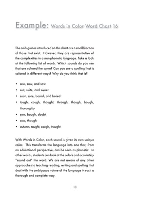 Re-inventing Literacy Education using Words in Color | PDF