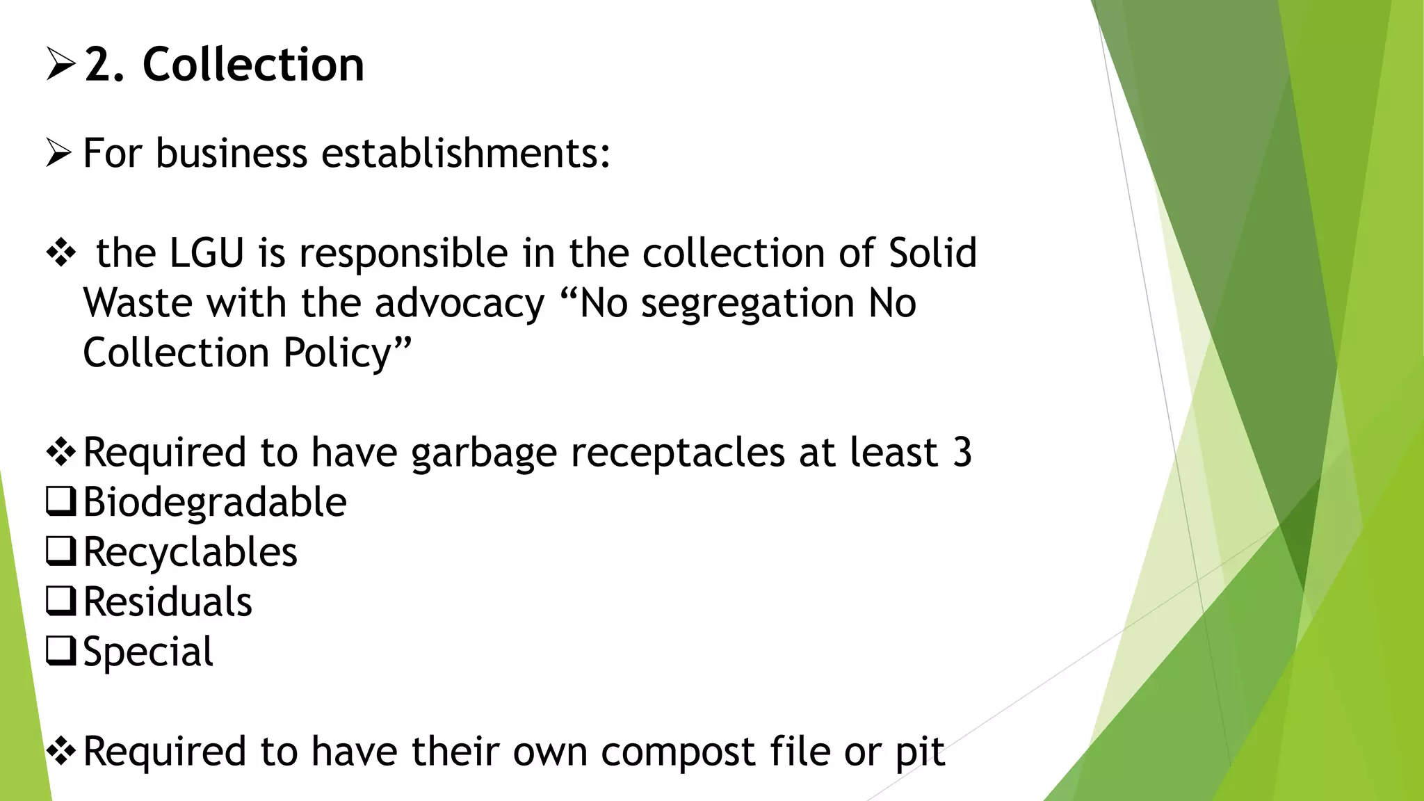 Environmental Solid Waste Management | PPTX