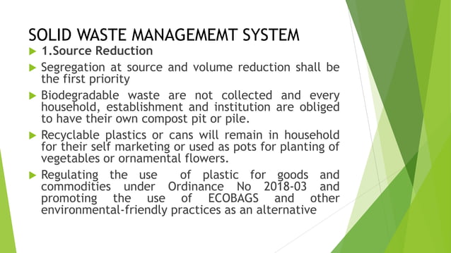 Environmental Solid Waste Management | PPT