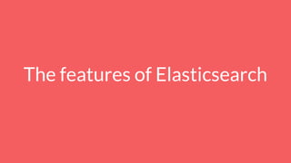 Elasticsearch workshop presentation | PPT