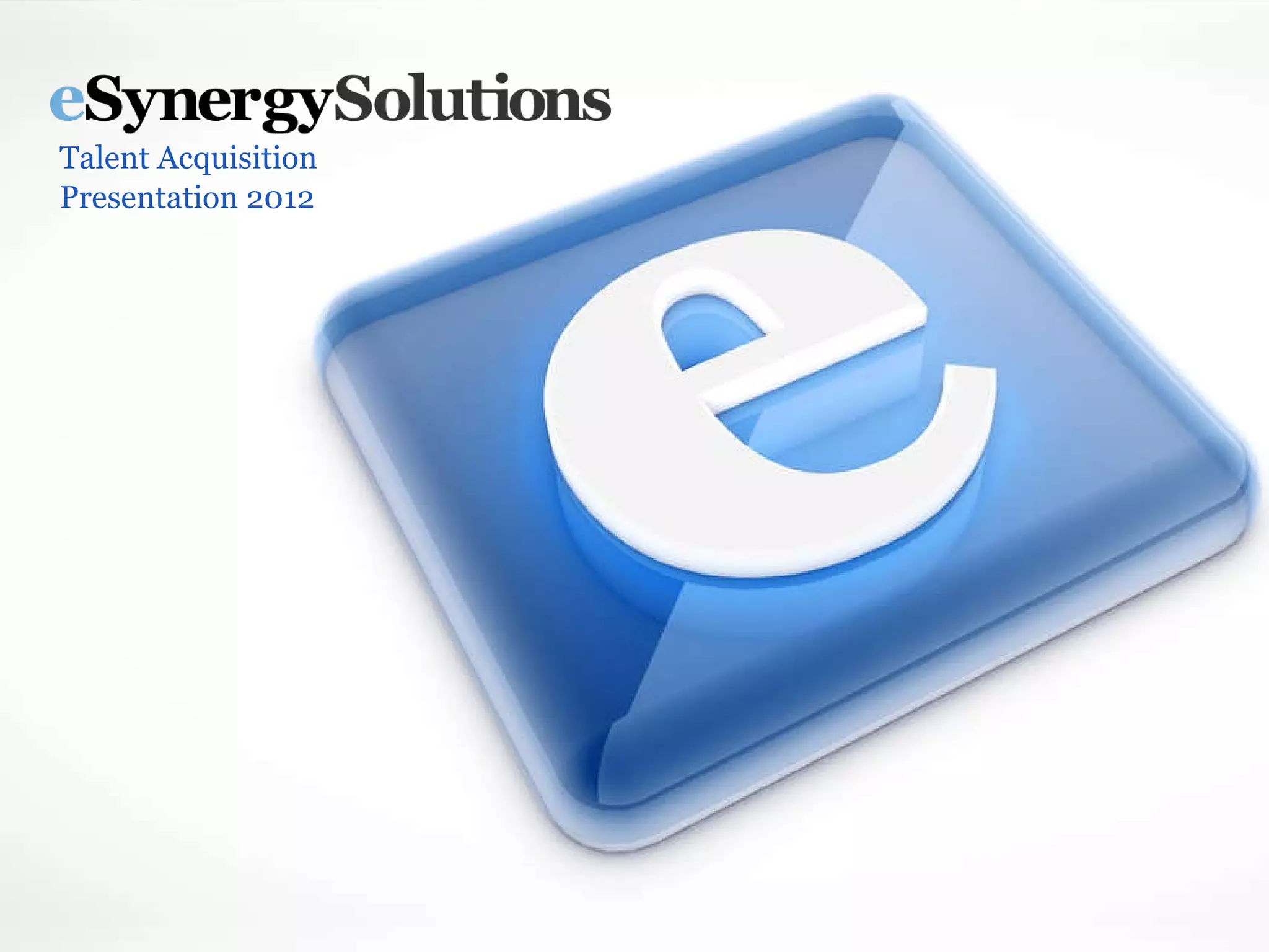 E synergy solutions | PPT