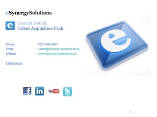 E synergy solutions | PPT