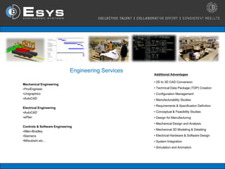 Esys Capabilities 2009 English | PDF
