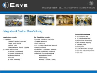 Esys Capabilities 2009 English | PDF