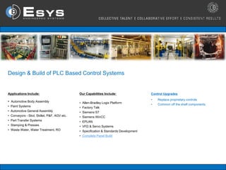 Esys Capabilities 2009 English | PDF