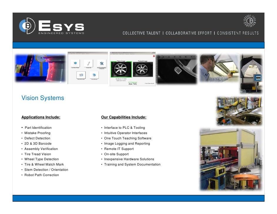 Esys Capabilities 2009 English