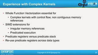 "Using the OpenCL C Kernel Language for Embedded Vision Processors," a ...