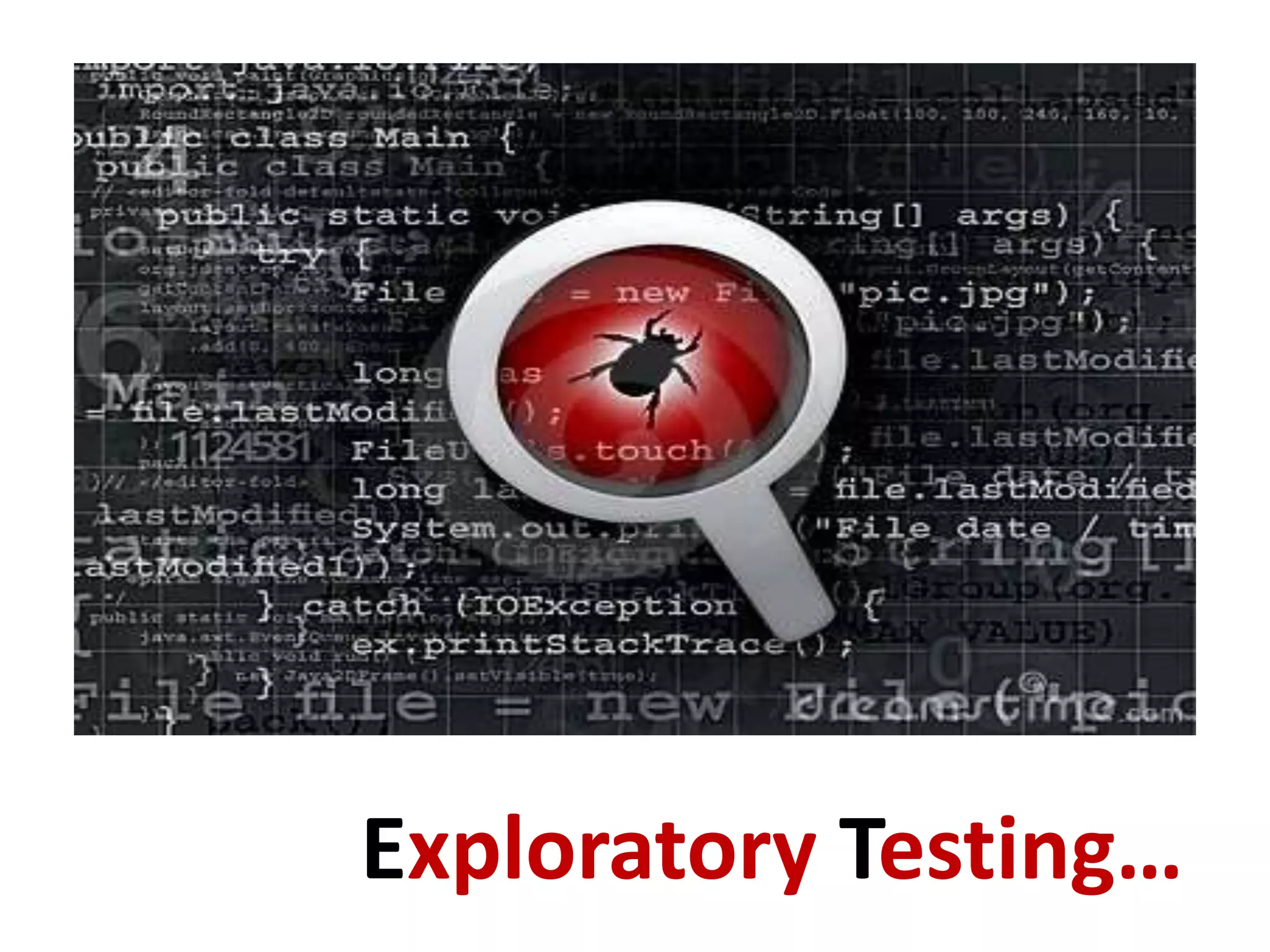 Exploratory testing | PPT