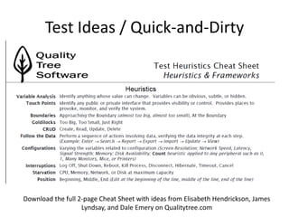 Exploratory Testing Explained and Experienced | PPTX