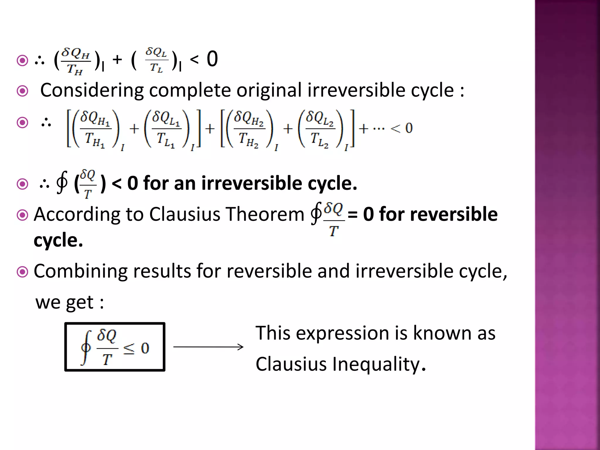 Et -Entropy, Clausius THEOREM | PPTX