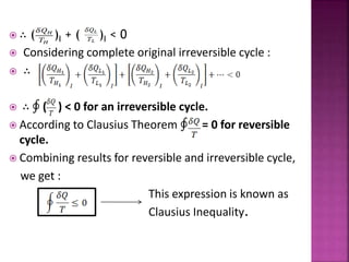 Et -Entropy, Clausius THEOREM | PPTX