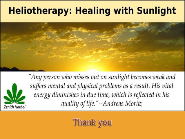 Heliotherapy | PPTX